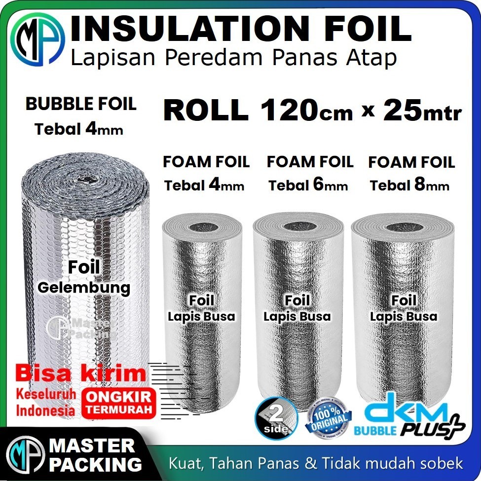 Jual Peredam Panas Atap DKM Roll 120cm x 25meter / Bubble Insulation ...