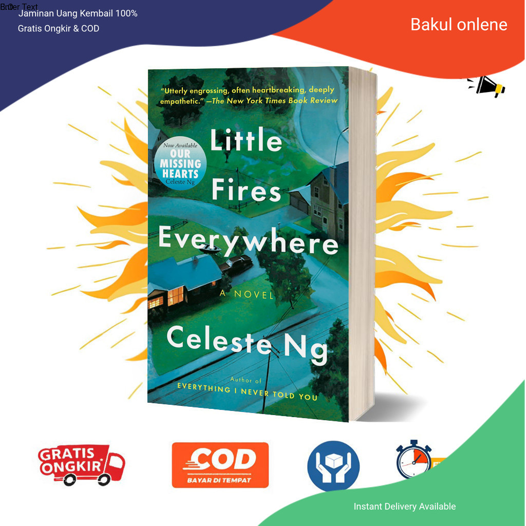 Jual Book English Little Fires Everywhere by Celeste Ng (English ...