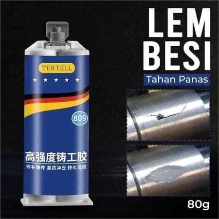 Jual Lem Besi AB TERTELL 100ML Tahan Panas Industrial Metal Repair Glue ...