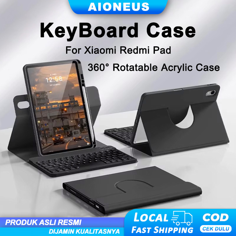 Jual Keyboard Mouse Set Case for Redmi Pad 2 11inch 2025 POCO Pad X1 ...