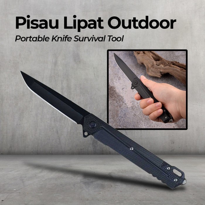Jual Alat Potong Lipat Outdoor Tool HTG11 KNIFEZER Portable Survival ...