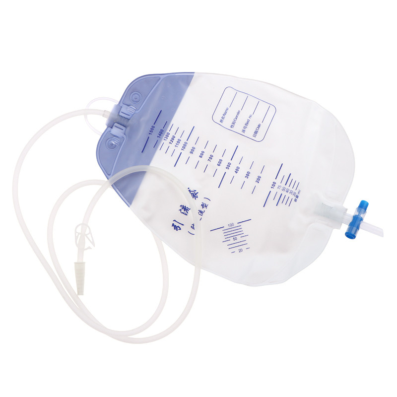 Jual 1500ML External Disposable Sterile Urine Bag With Rope PVC Urinary ...