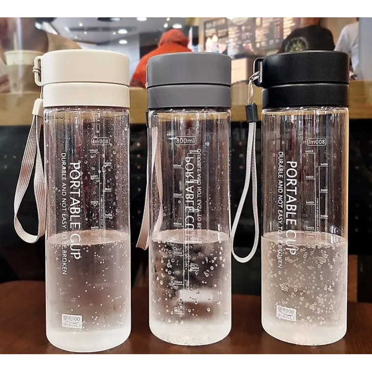 Jual TUMBLER PORTABLE CUP 800ML BOTOL AIR MINUM | Shopee Indonesia