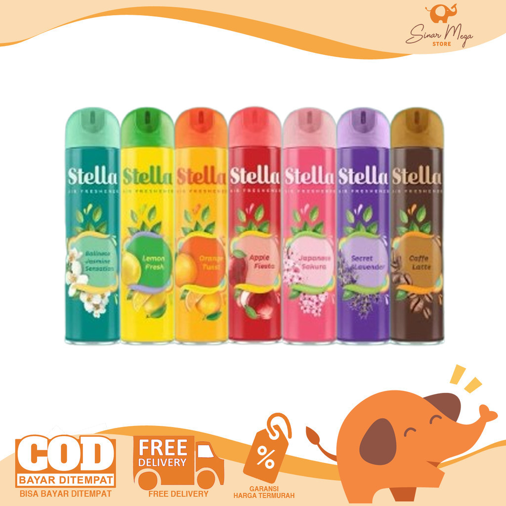 Jual Stella Home Spray Air Freshener 175ml - Pengharum Ruangan Botol ...