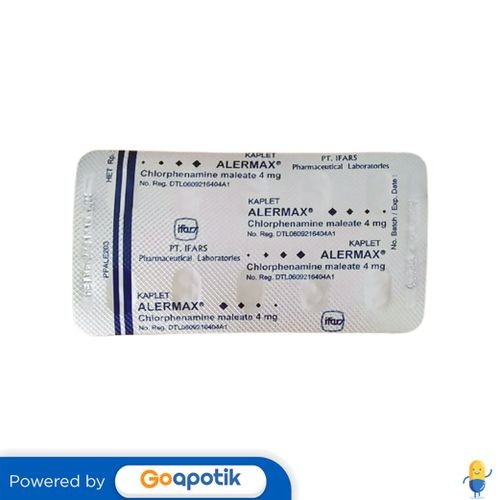 Jual Alermax 4 Mg Strip 10 Kaplet | Shopee Indonesia