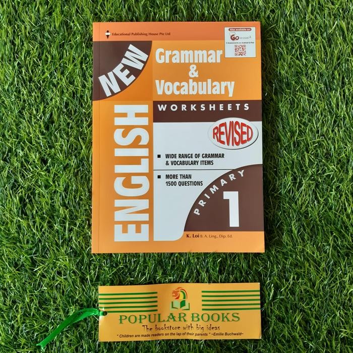 Jual Primary New English Grammar & Vocabulary Worksheets - Primary 1 ...
