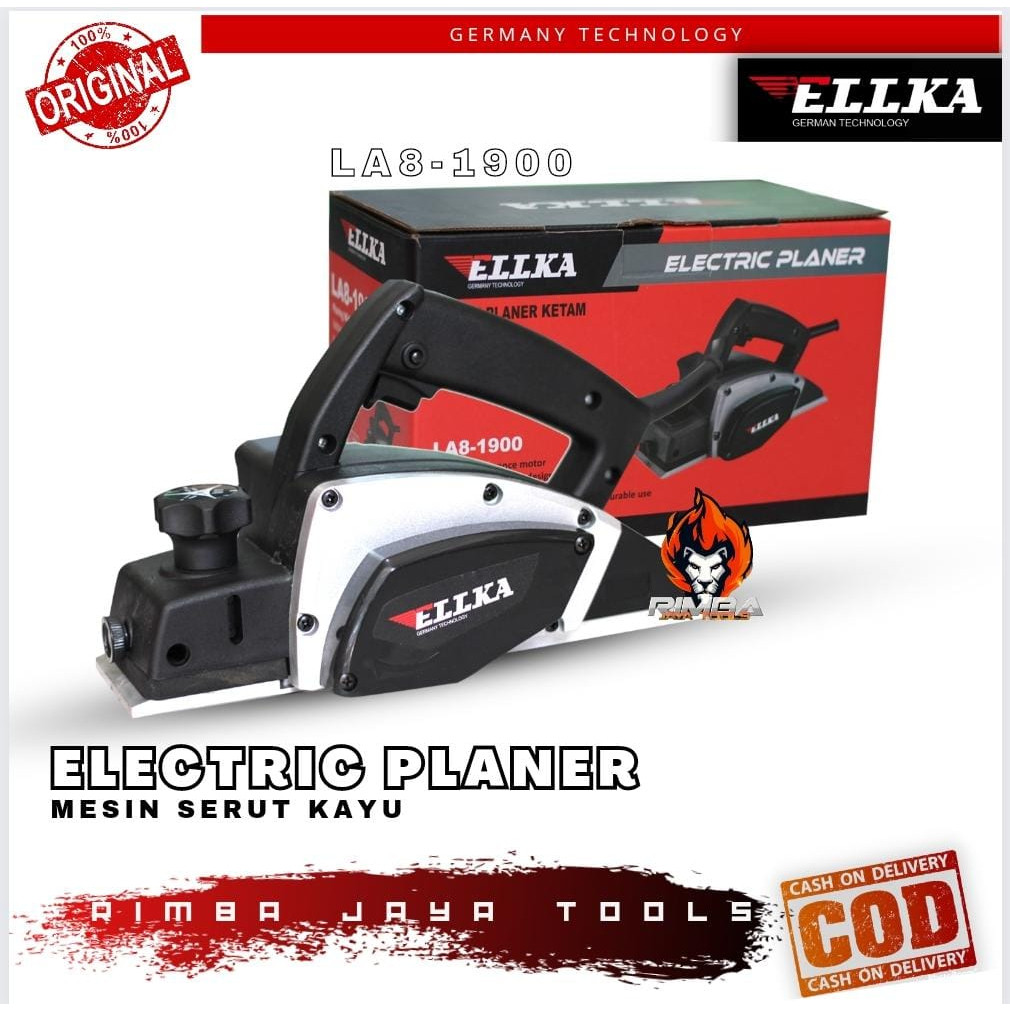 Jual Mesin Serut Kayu Elektrik / Electric Wood Planer Machine Ellka LA8 ...