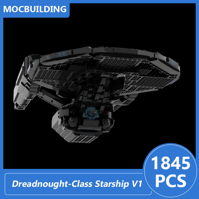 Jual Dreadnought-Class Starship V1 Model Moc Building Blocks Diy ...