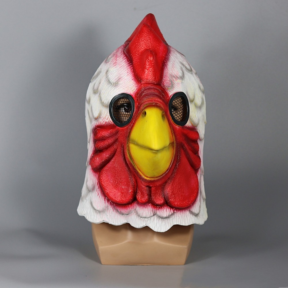 Jual Hotline Miami Richard Rooster Mask Game Cosplay Funny Animal Head ...