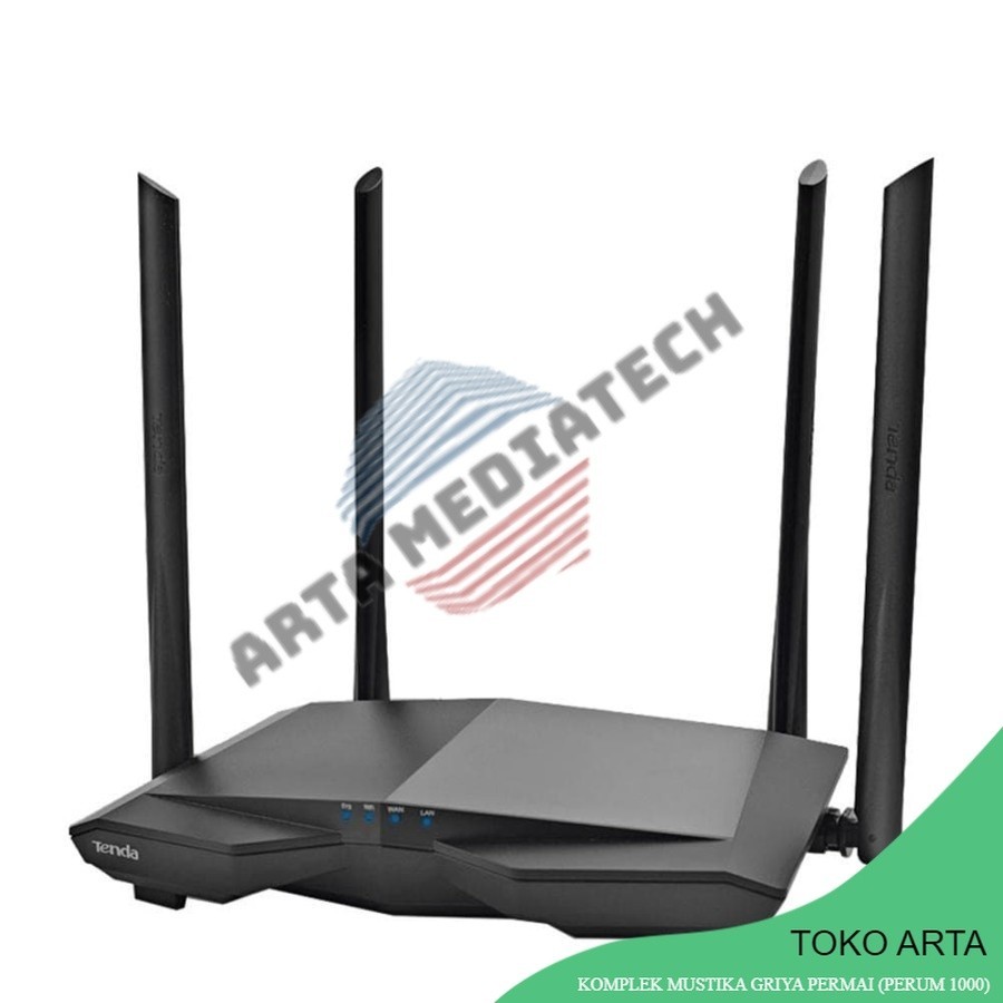 Jual Router Wifi Tenda AC6 AC1200 Smart Dual Band AP Wall Killer ...