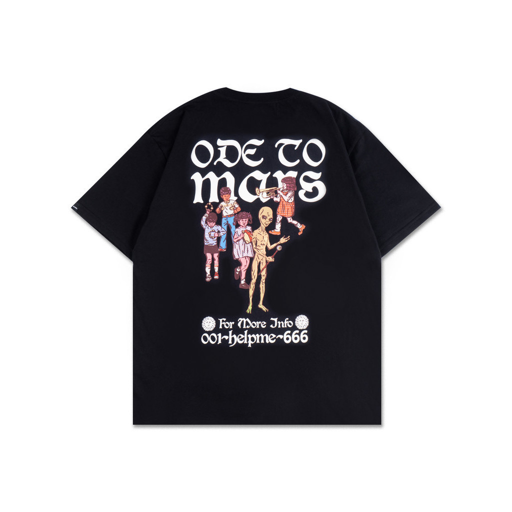 Jual BILLPRO T-SHIRT - Kaos Oversize Atasan Pria T-shirt Ode To Mars Black | Shopee Indonesia