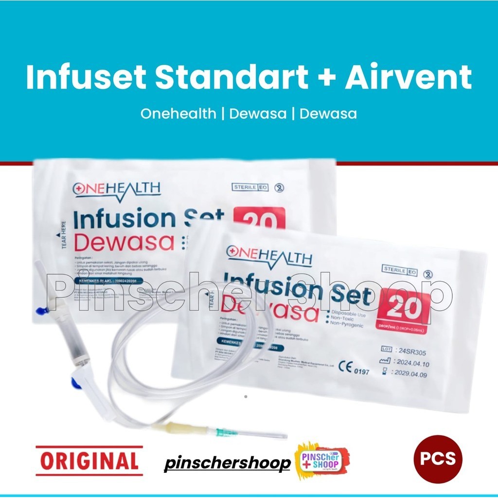 Jual Infuset Dewasa Makro Selang Infusion Set / Satuan | Shopee Indonesia