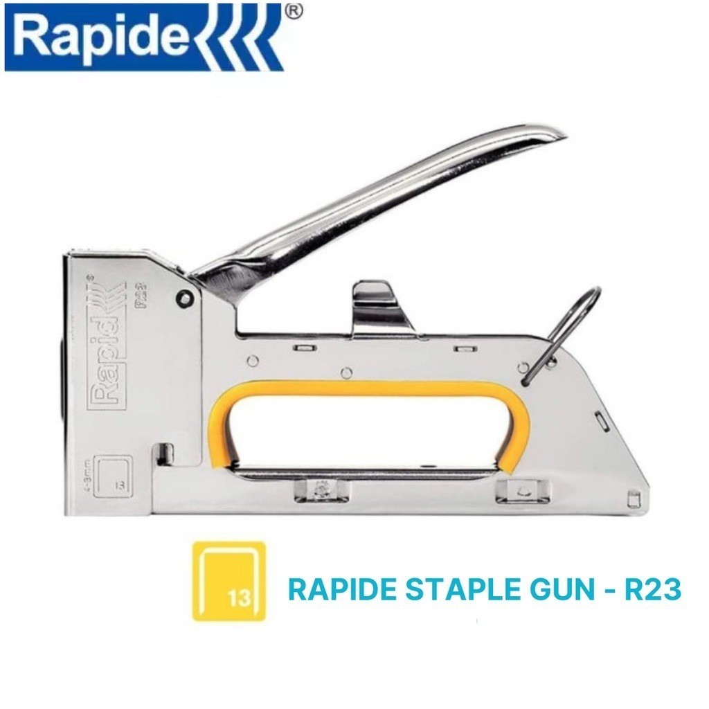 Jual RAPIDE Staple Stapler Gun Tacker R23 - Staples Hekter Gun Tembak ...