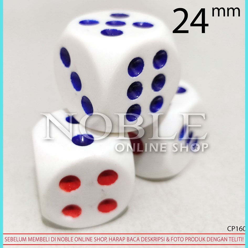 Jual Dadu 24 mm Big Dice Cube Jumbo Import Toys Pelengkap Board Game ...