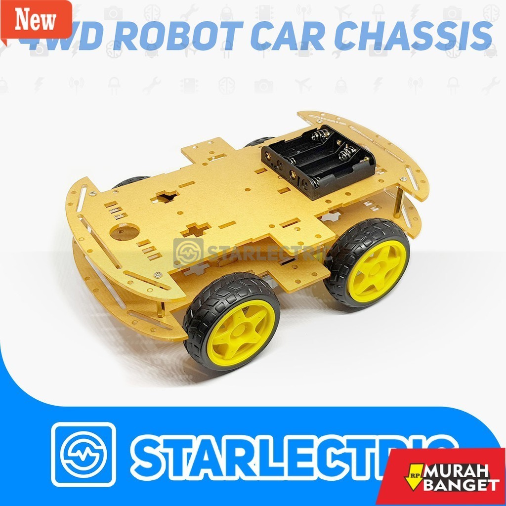 Jual Mobil mainan anak-anak yg lagi viral- Chasis Mobil Robot 4wd 4 wd ...