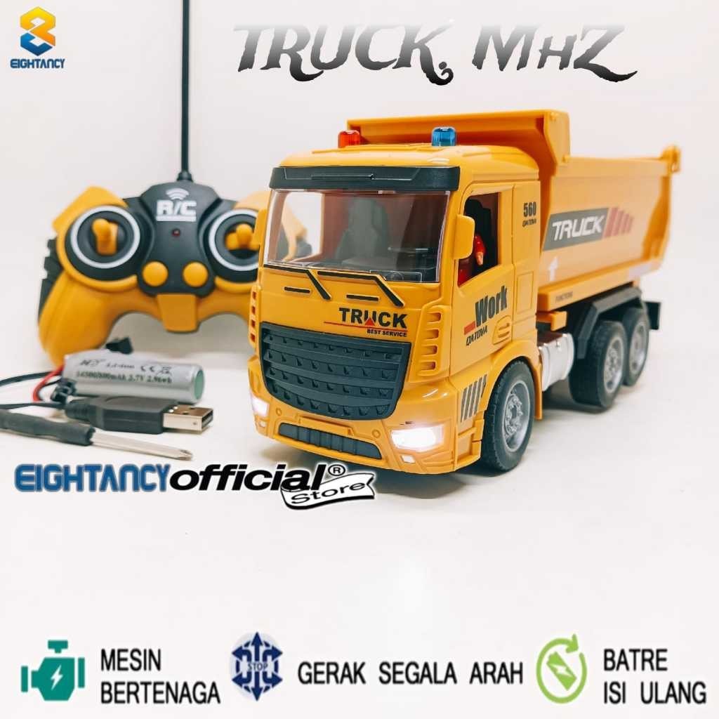 Jual 8T Rc Truck tipe Dump Truck Molen Mixer Mobil Remote Control ...