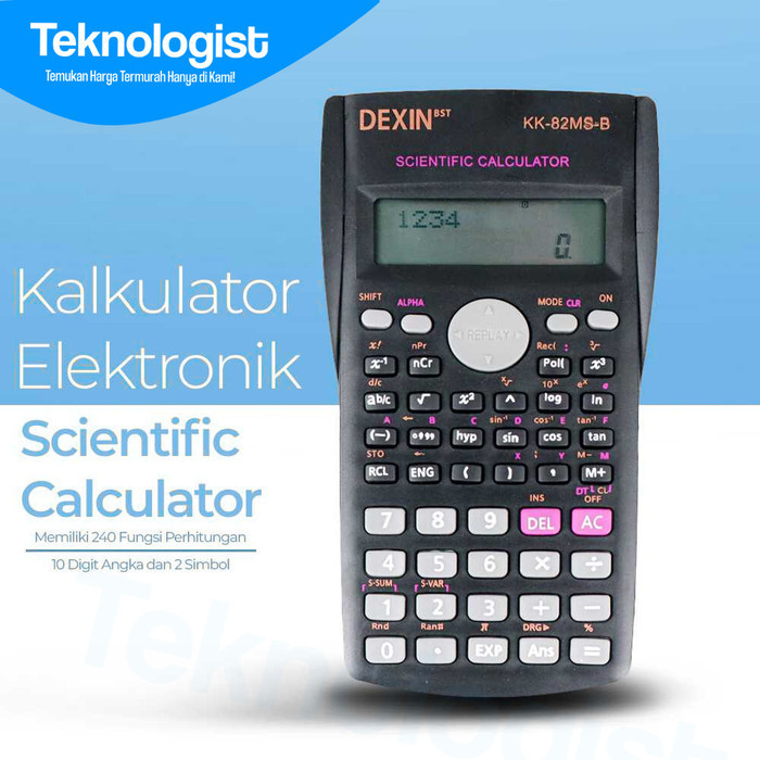 Jual Calculator Kalkulator Alat Hitung Elektronik Scientific | Shopee ...