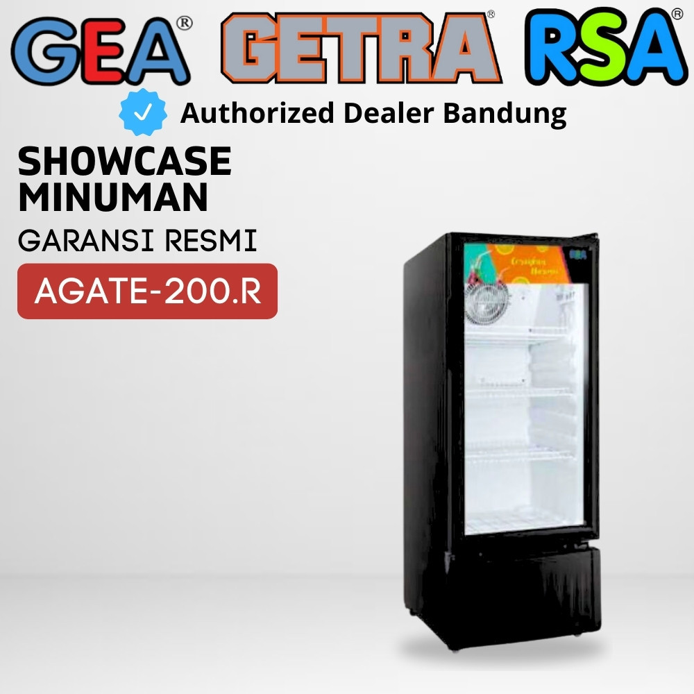 Jual Showcase Cooler RSA AGATE-200.N Kulkas Pendingin Minuman 3 Rak ...
