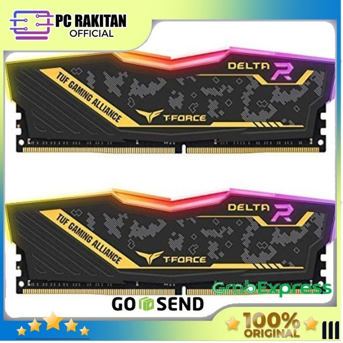 Jual Ram Team T-Force Delta Tuf Rgb 16Gb 2X8Gb Ddr4 3200Mhz | Shopee ...