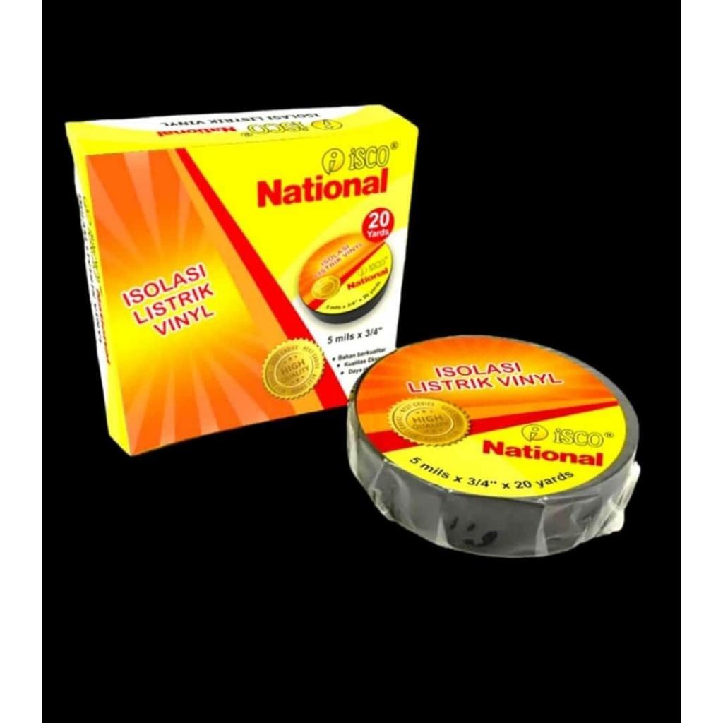 Jual Isolasi Listrik Isco National Nasional Electrical Tape Lakban ...