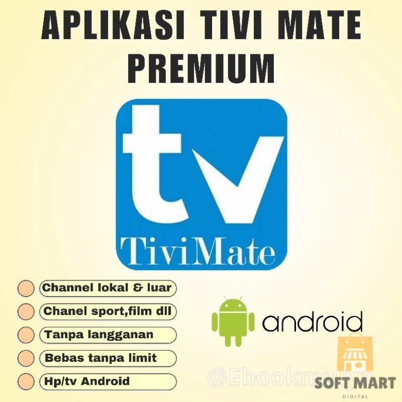 Jual TIVIMATE PREMIUM APLIKASI Nonton TV Lokal dan International di HP ...