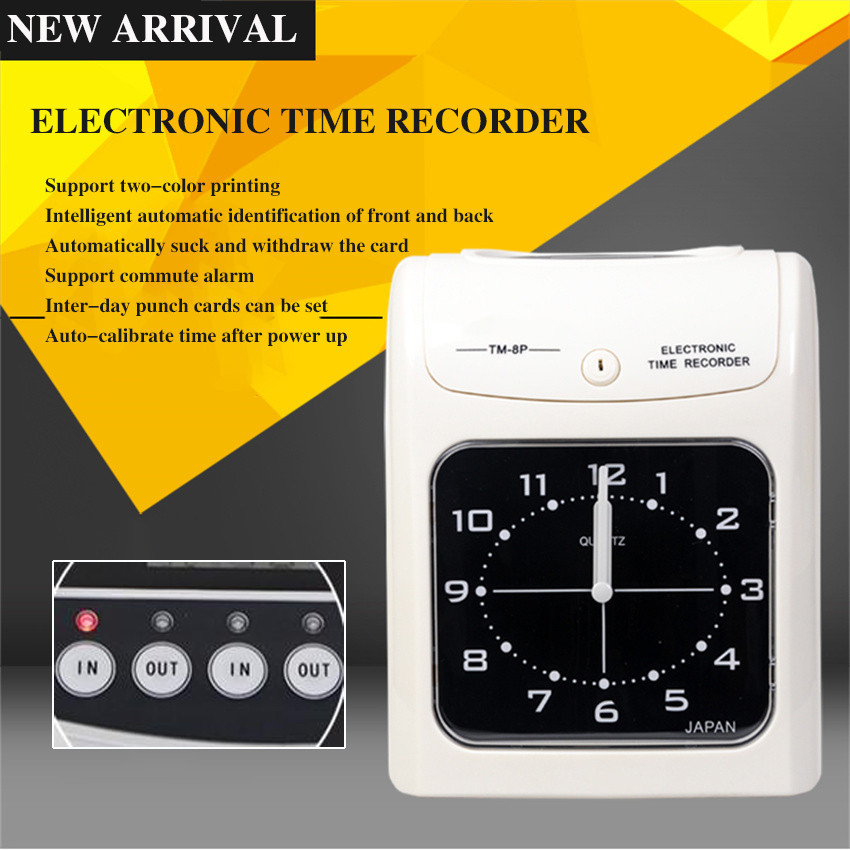 Jual Recorder Digital Time Recorder Attendance Machine Time Card for ...