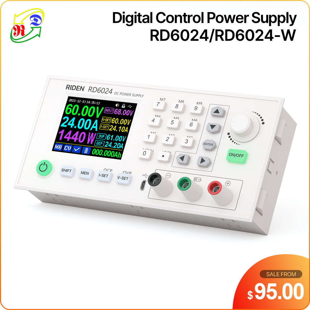 Jual RD RIDEN RD6024 60V 24A DC DC Adjustable Step Down Voltage Bench Power Supply Buck ...