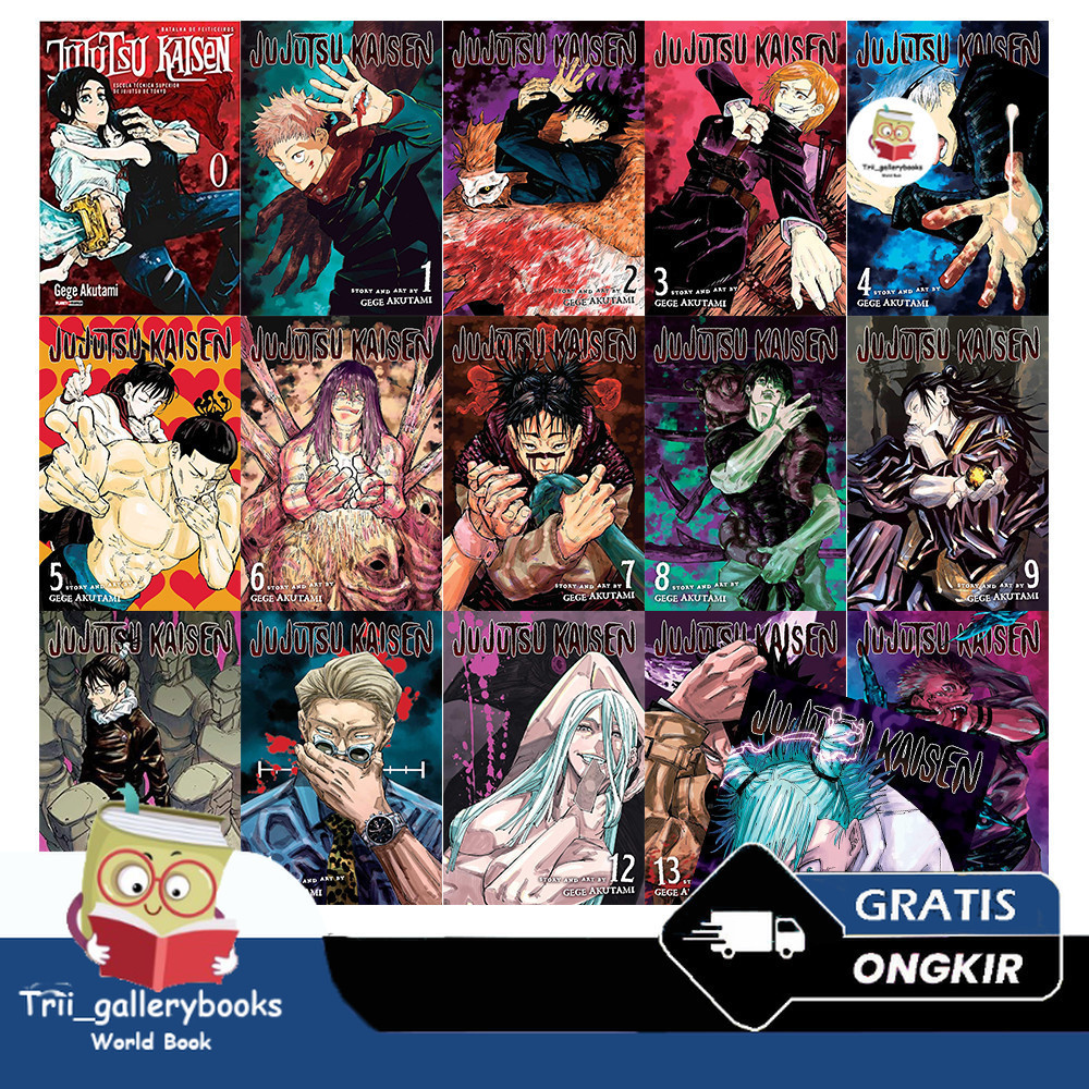 Jual Komik Jujutsu Kaisen (0-25 book series) by Gege Akutami | Shopee Indonesia