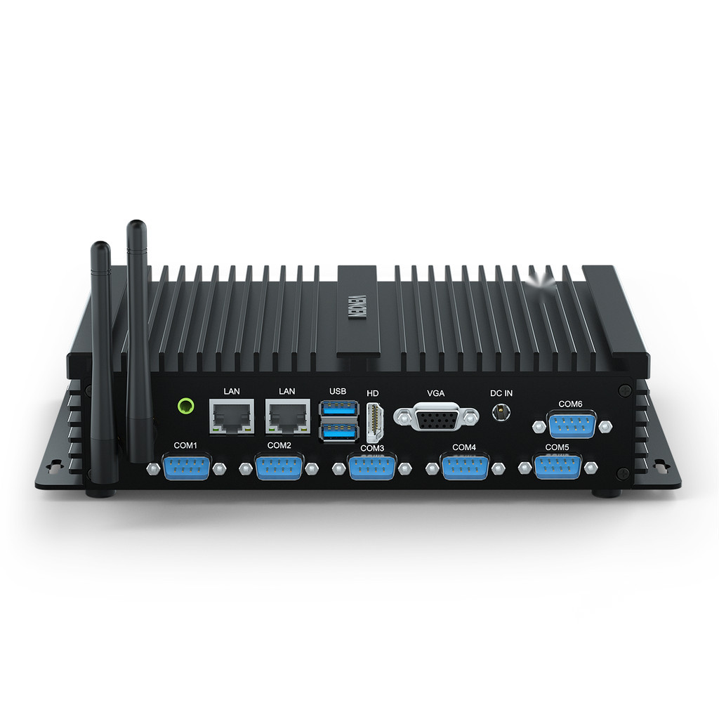 Jual Industrial Core i7 8550U Mini PC HDMI VGA i225-V 2.5G Gigabit ...