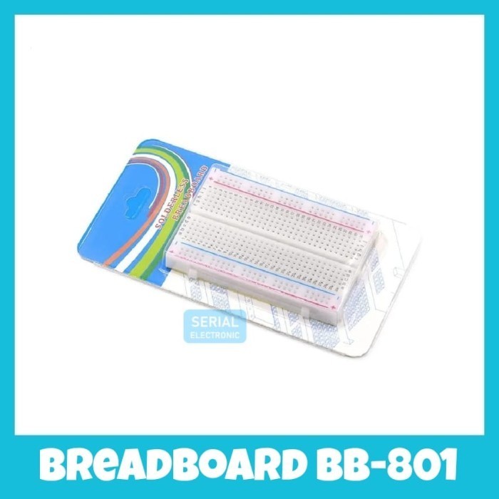 Jual Breadboard BB-801 Project Board Protoboard BB 801 400 holes Transparan | Shopee Indonesia