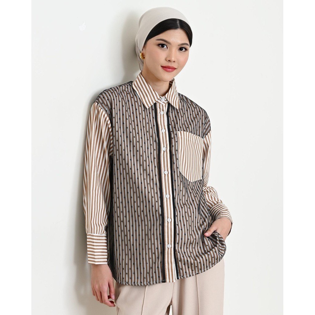 Jual Geulis.id FATISA SHIRT / KEMEJA WANITA (2 warna) | Shopee Indonesia