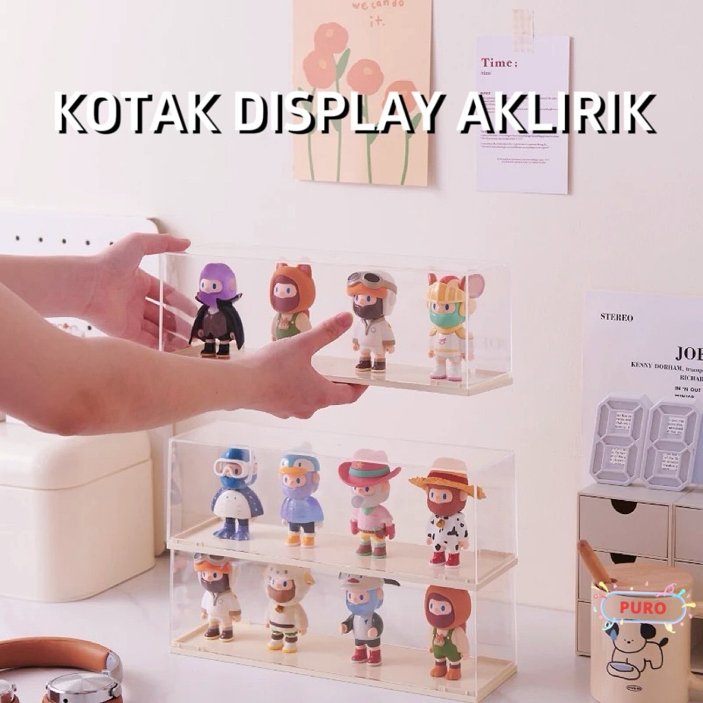Jual Kotak Display Figure Miniature Akrilik Kotak Display Akrilik ...