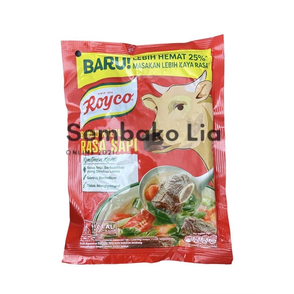 Jual Royco Bumbu Penyedap Rasa Kaldu Sapi 220gr / Royco Pouch 220gr ...