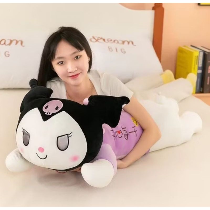 Jual COD Guling Kuromi Sanrio Lying 65CM Kawaii Set Kamar Anak Yelvo | Shopee Indonesia