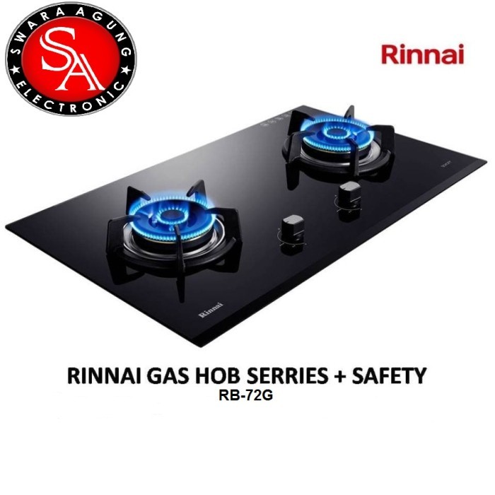 Jual Kompor Gas Tanam 2 Tungku Rinnai Type: RB-72G (Khusus Daerah Medan) | Shopee Indonesia