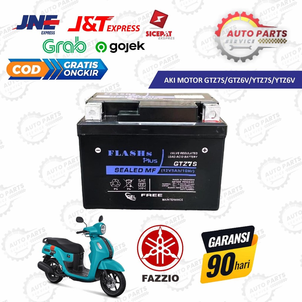 Jual Aki Motor Baterai GTZ7S / GTZ6V / GTZ 7S / YTZ7S MTZ6VS Yamaha ...