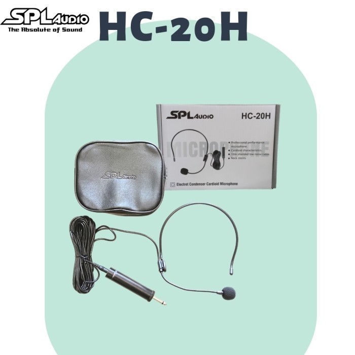 Jual SPL Audio Wired Headset Microphone HC-20H | Shopee Indonesia