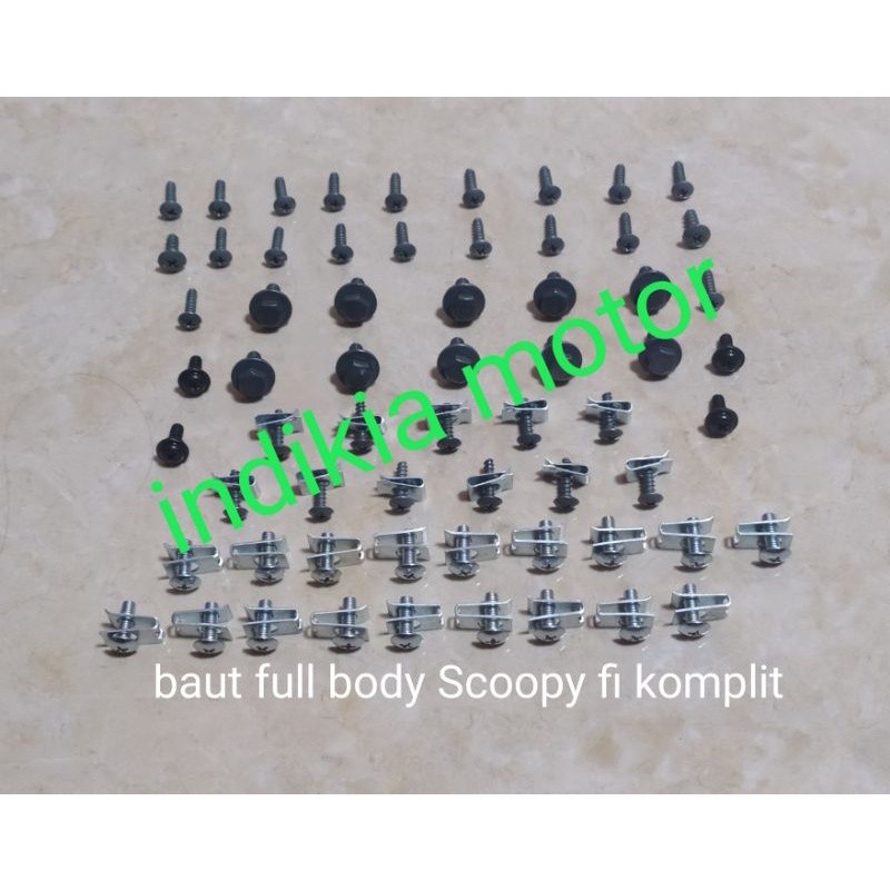 Jual baut baud full body Scoopy fi komplit | Shopee Indonesia