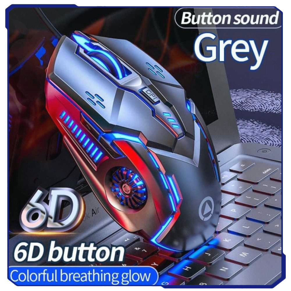 Jual Mouse Gaming LED RGB Wired 6 Key 3600 DPI - G5 | Shopee Indonesia