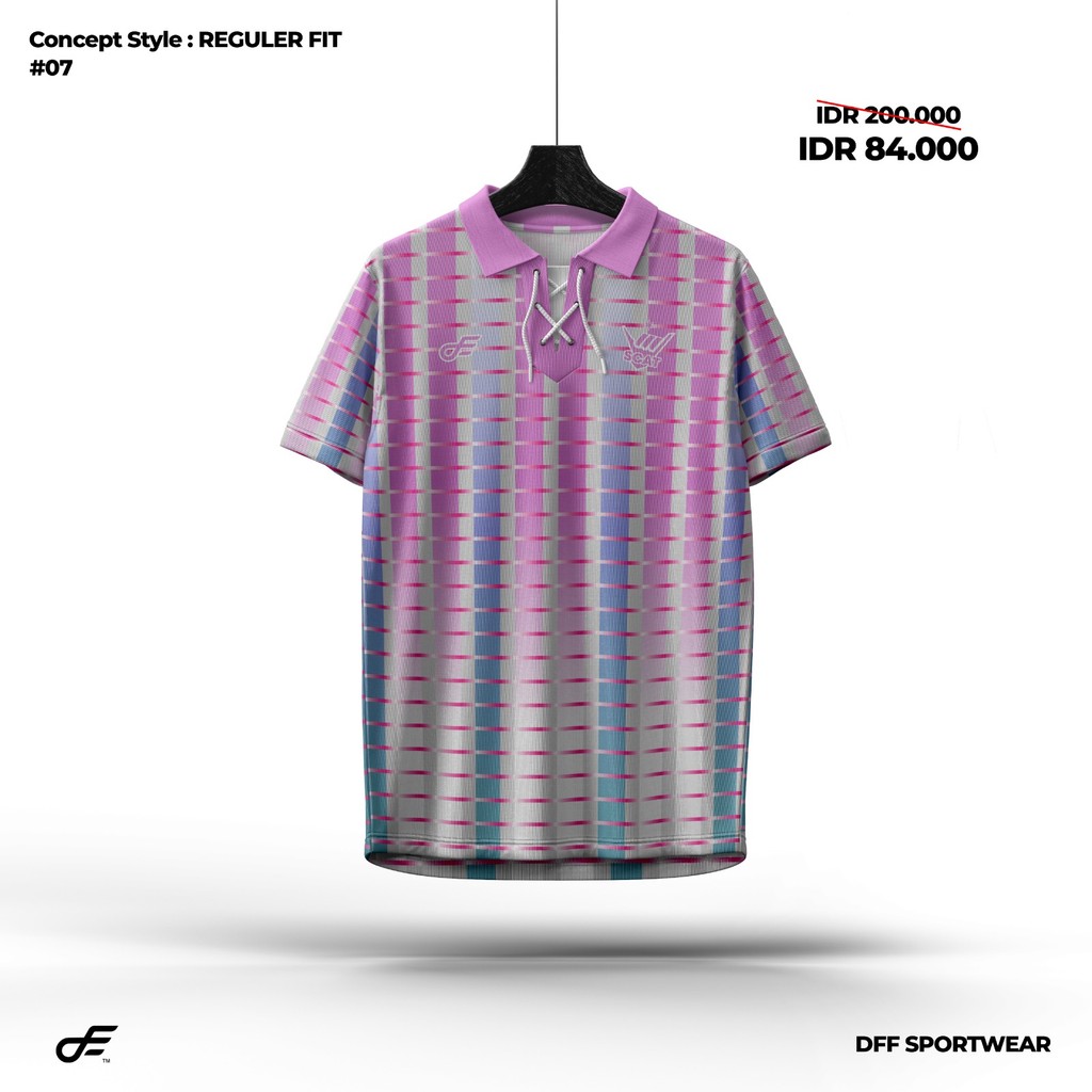 Jual DFF SPORTWEAR PINKKU JERSEY VINTAGE DENGAN TALI DFF JERSEY BAND ...