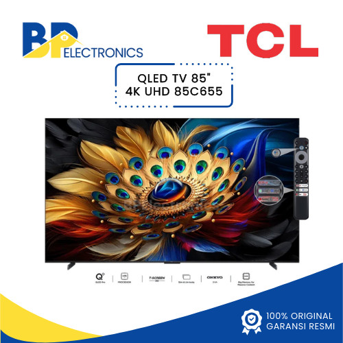 Jual TCL 85C655 QLED PRO 4K UHD Smart Google TV w/ ONKYO 2.1CH 85 Inch GARANSI RESMI | Shopee ...