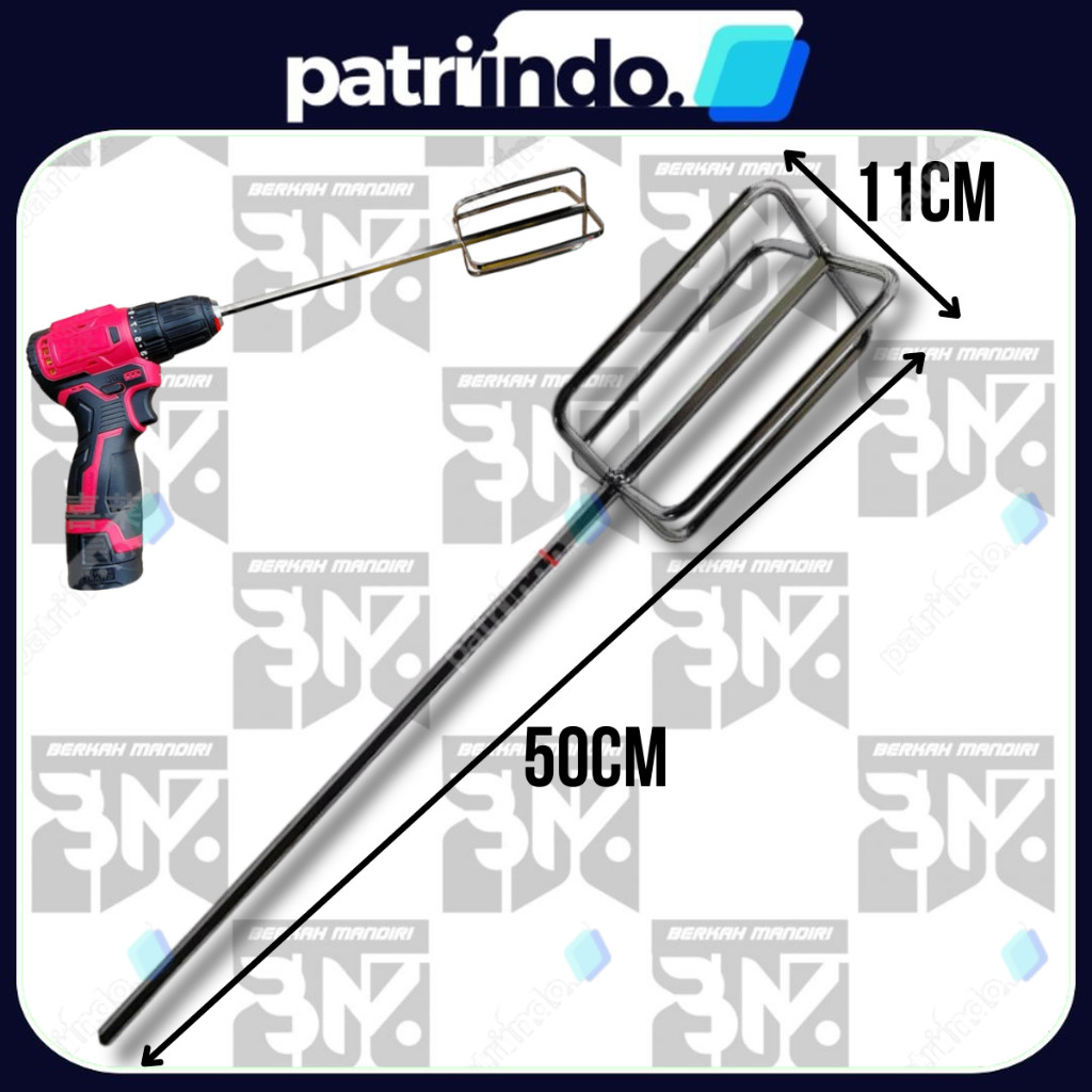 Jual Mata Bor Mixer Pengaduk Semen dan Cat Alat Adukan Besi 60 Cm ...