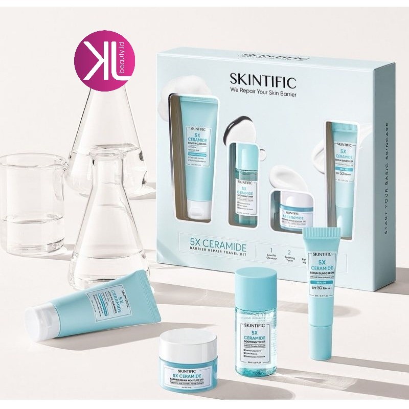 Jual SKINTIFIC 5X Ceramide Barrier Repair Travel Kit | Shopee Indonesia