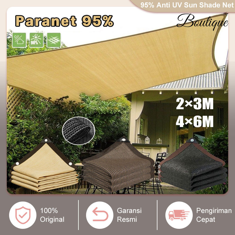 Jual Paranet 95% Anti UV Hujan Sun Shade Net Paranet Shading Net Jaring ...