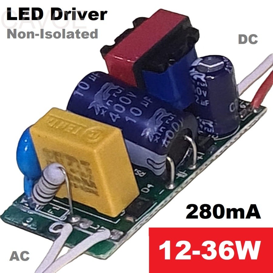 Jual LED driver AC to DC 8W-36W seri 8-36 watt HPL 1W 270mA-300mA ...