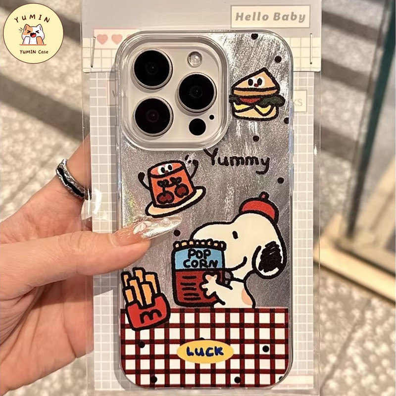Jual Benang Bulu Mewah Catton Snoopy Creative Chip Sandwich Case Untuk ...