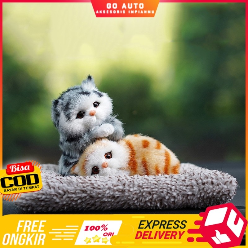 Jual Pajangan Dashboard Mobil Boneka Kucing Super Gemes Boneka Arang ...