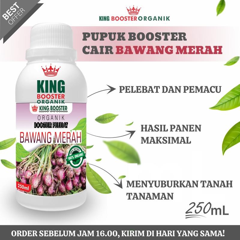 Jual Pupuk Booster Cair Bawang Merah 250ml I pupuk organik pelebat bawang merah I pupuk organik ...