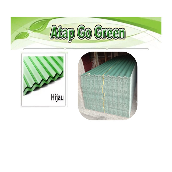 Jual Go green atap plastik gelombang asbes harga murah | Shopee Indonesia