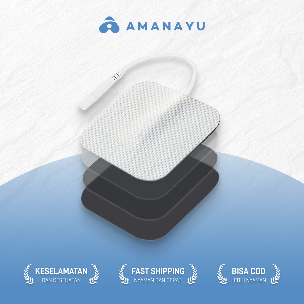 Jual 10Pcs Electrode Pad/Gel healthy Pad 4*4/5*5cm TENS EMS Stimulator ...